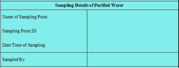 Purified Water - Sampling and Testing Procedure - Pharma Beginners
